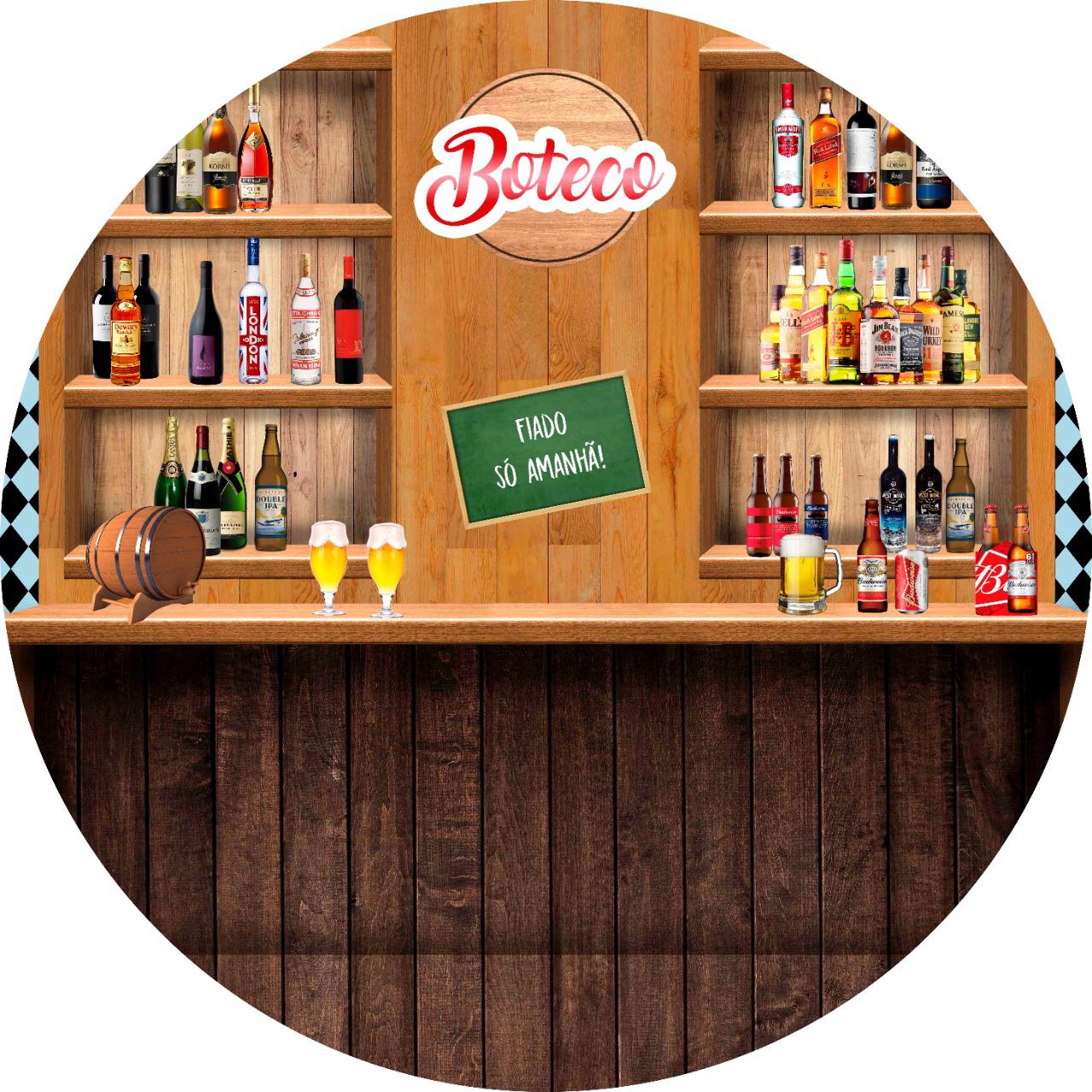 Aluguel mini painel de mesa BOTECO - Fuxica Locações de Kits e ...